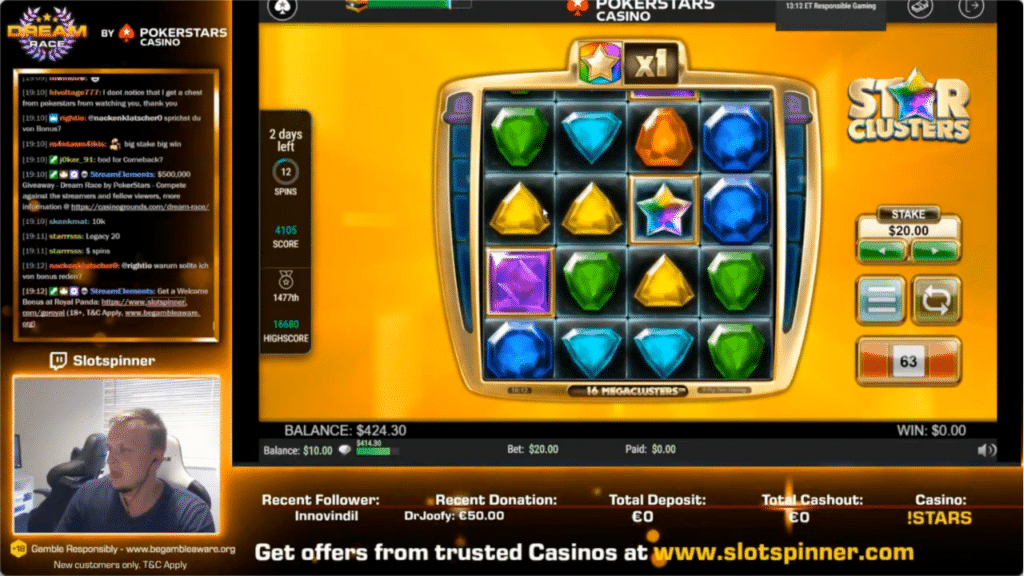 Play Star Clusters Slot | Evolution Games